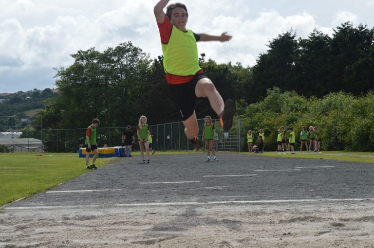 Sports Day Long Jump - Penryn College