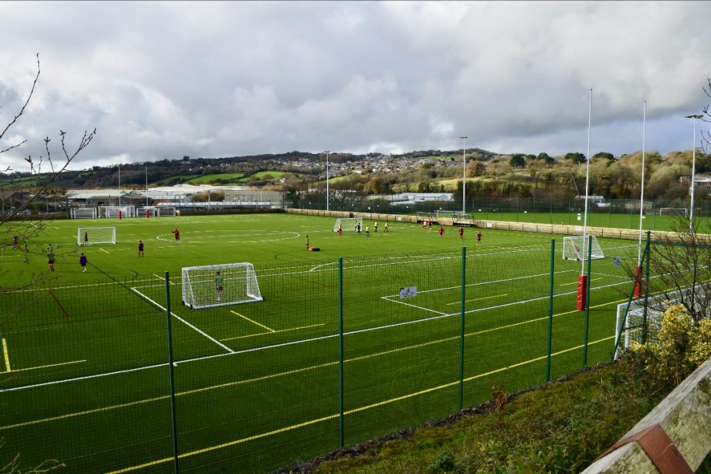 Students Embrace Brand-New Synthetic Turf Pitch - Penryn College