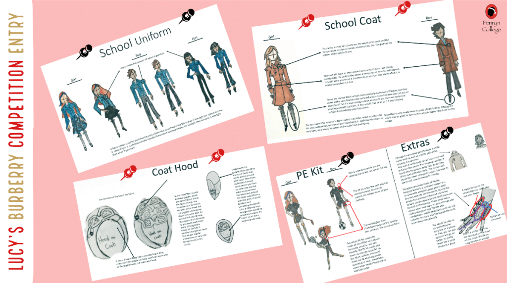 Lucy Reaches Final of Burberry Competition - Penryn College