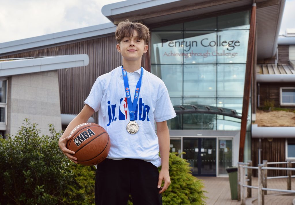 Toby Stars in Jr. NBA Shootout - Penryn College