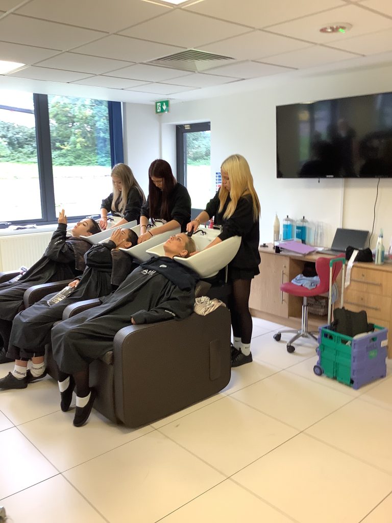 Styling Workshop for Hair & Beauty Pupils - Penryn College