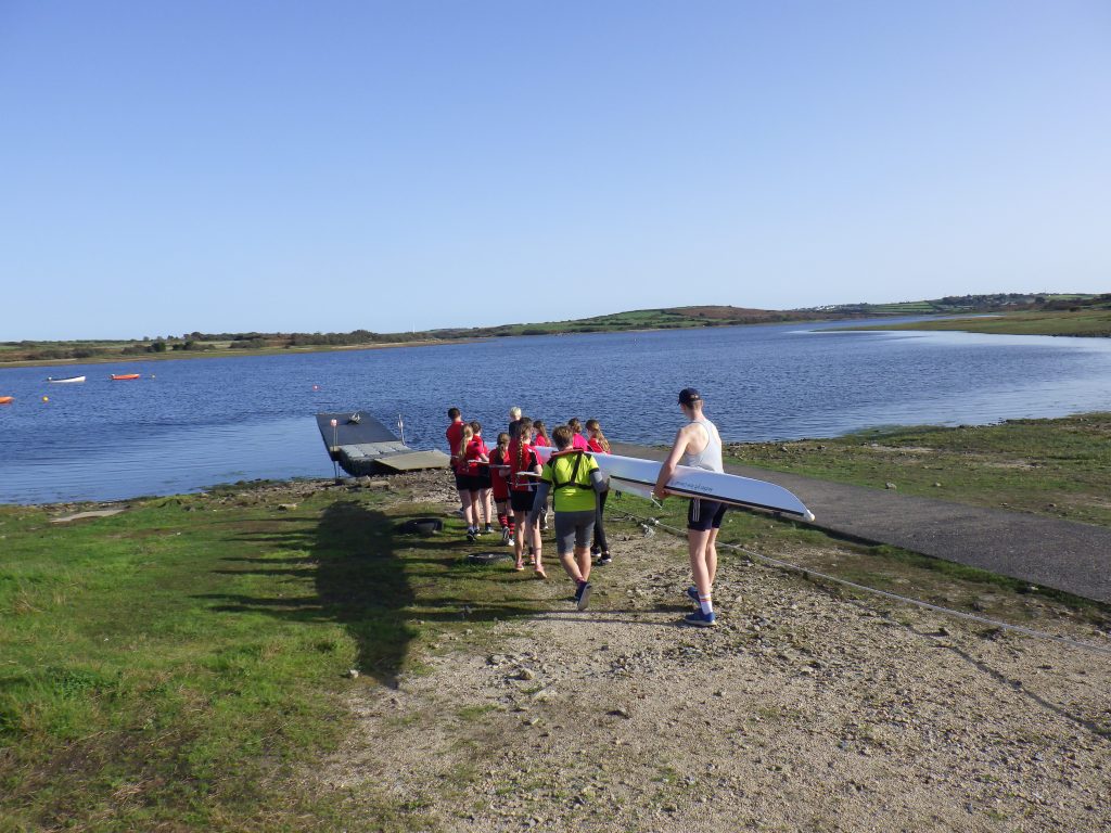 Rowing Club Students Visit Stithians Lake - Penryn College