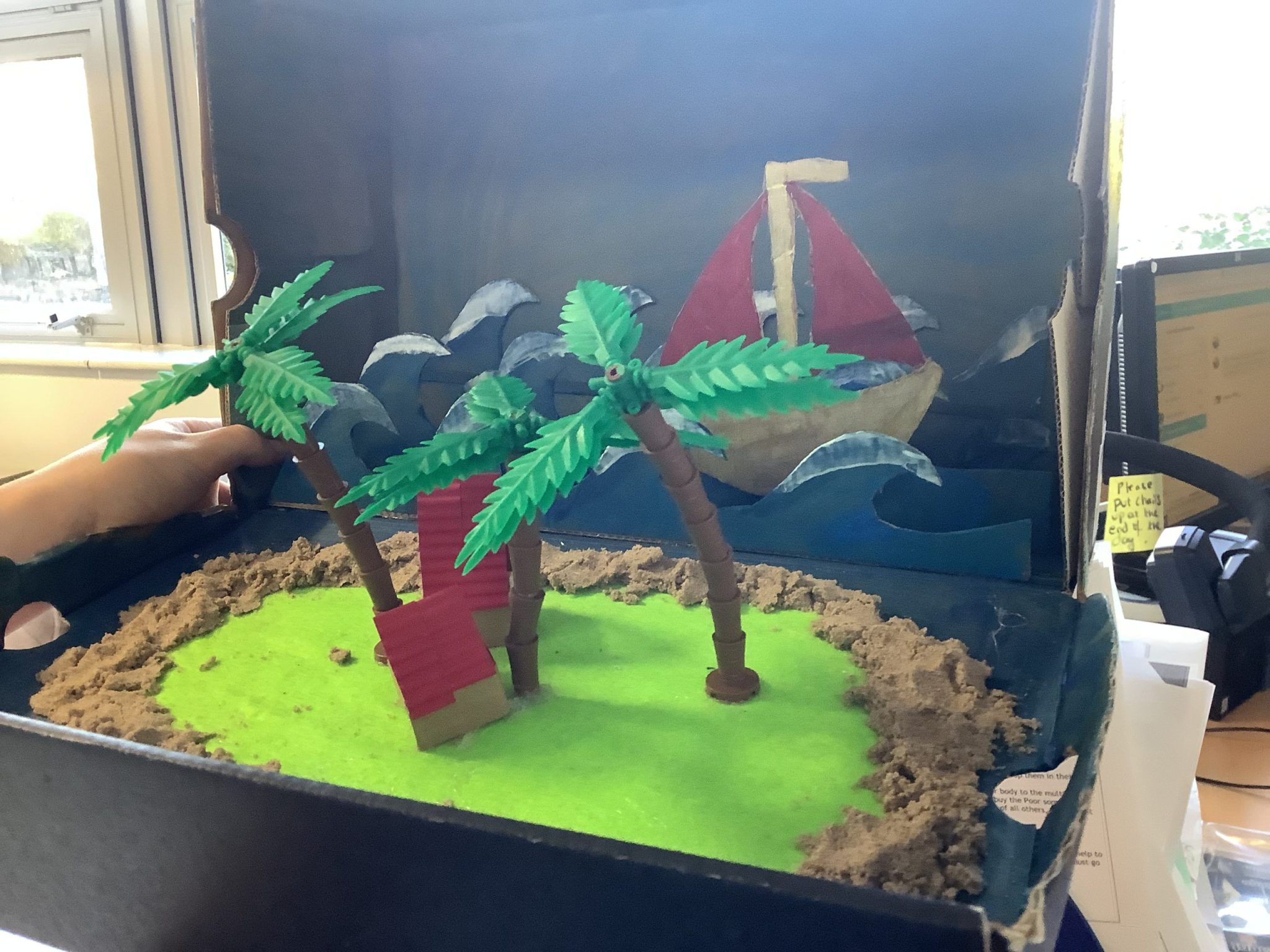 Year 7's Fantastic 'The Tempest' Models - Penryn College