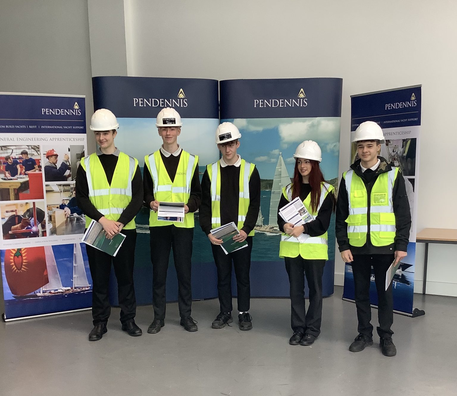 Students Gain Insight into Working Life at Pendennis Shipyard - Penryn ...
